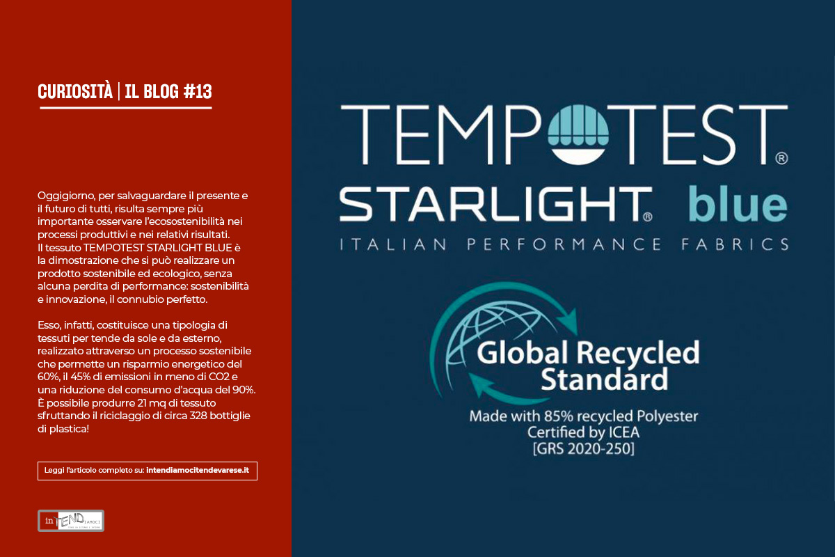 TEMPOTEST STARLIGHT BLUE, le caratteristiche - Intendiamoci