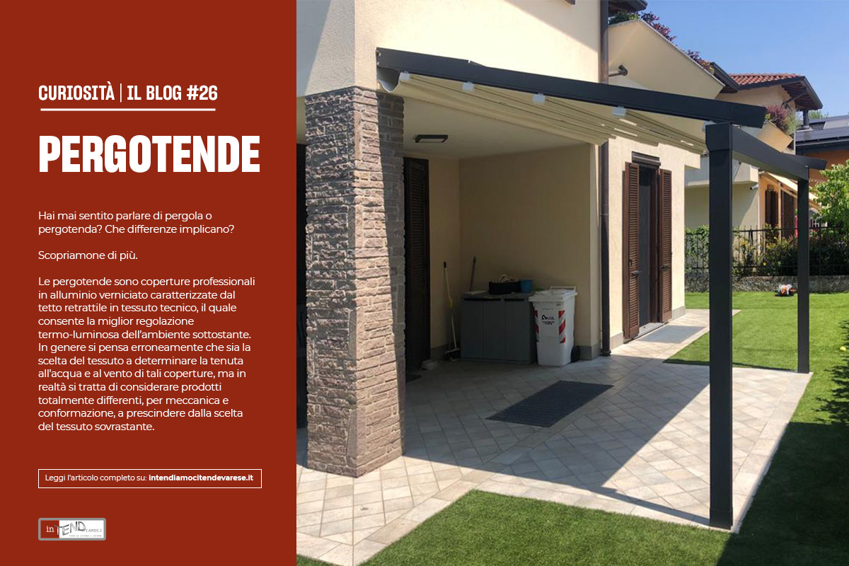 PERGOTENDE: CARATTERISTICHE, MODELLI E PRODOTTI - Intendiamoci
